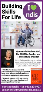 NDIS Provider – 100 mile foodie