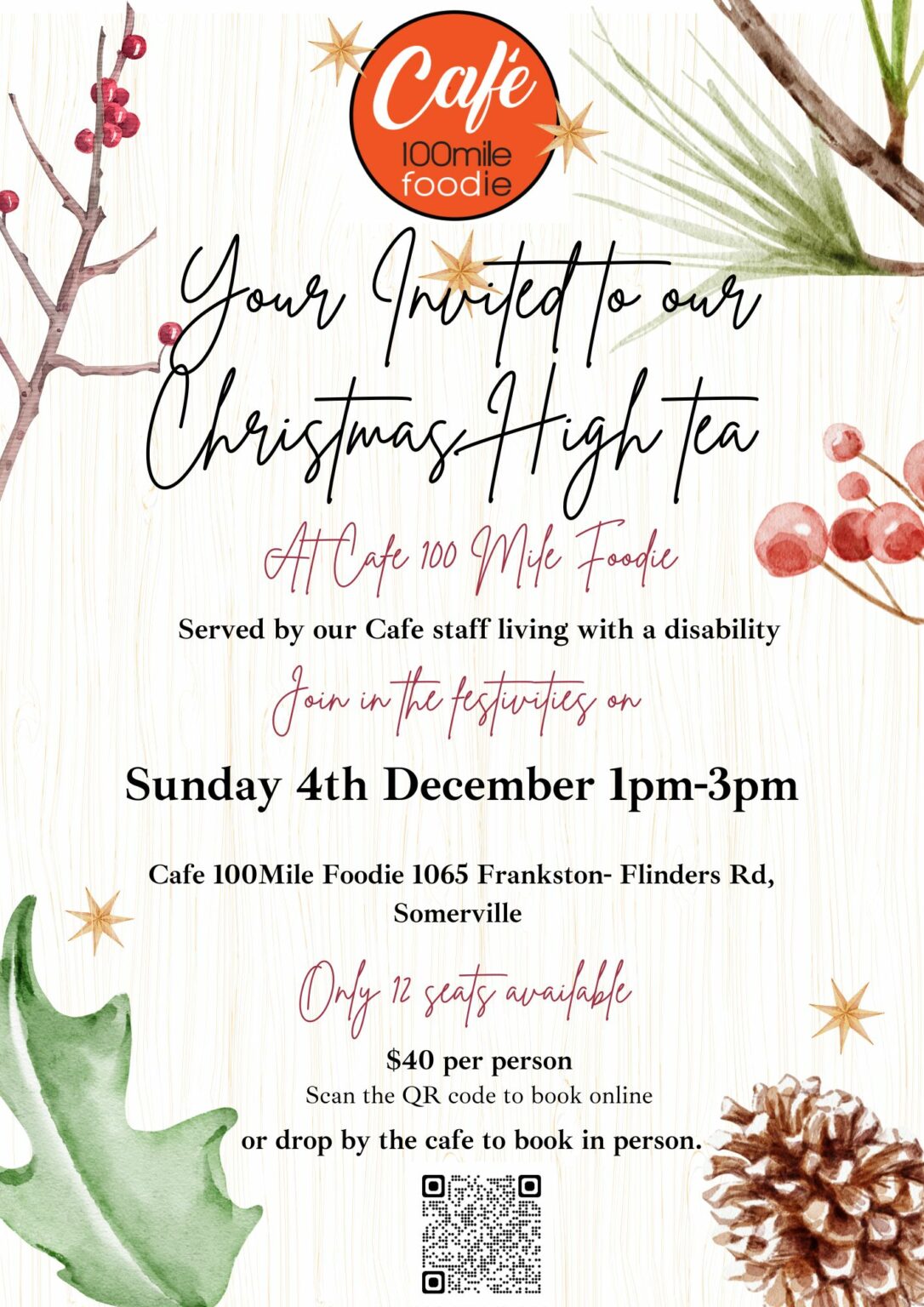 High Tea Caf 100 Mile Foodie 4th December 100 Mile Foodie High Tea Caf 100 Mile Foodie 4th December 100 Mile Foodie