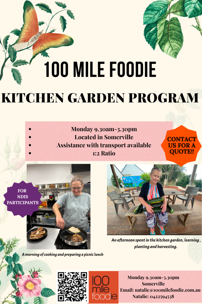 Independent Living Skills Programs – 100 mile foodie
